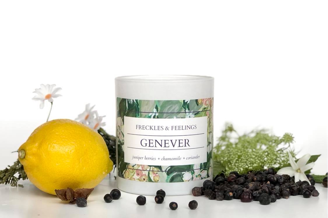 Genever: juniper berries + chamomile + coriander – Freckles & Feelings